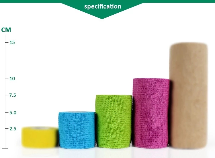 Porous Elastic Gauze Bandage Roll / Skin Color Adhesive Bandage Medical ...
